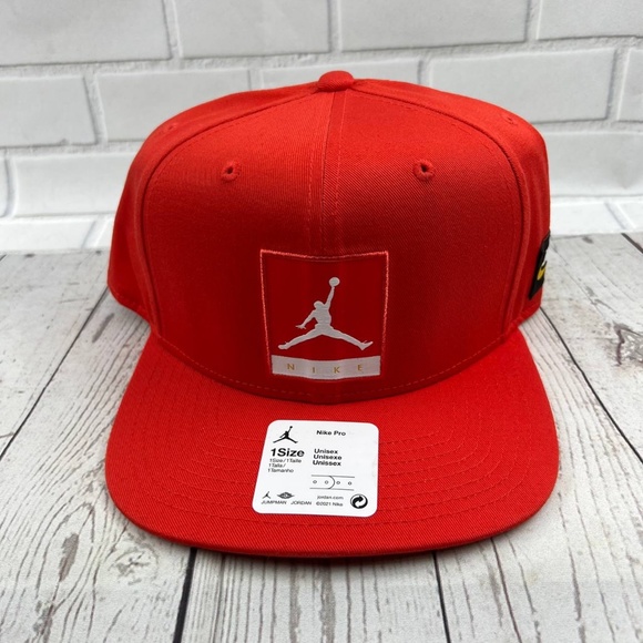 Jordan | Accessories | Air Jordan Pro Red Fire Jumpman Hat Snapback Cap New Men | Poshmark